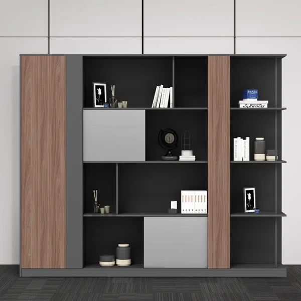 Oskar Display Cabinet: Modern Office Furniture & Storage in Dubai